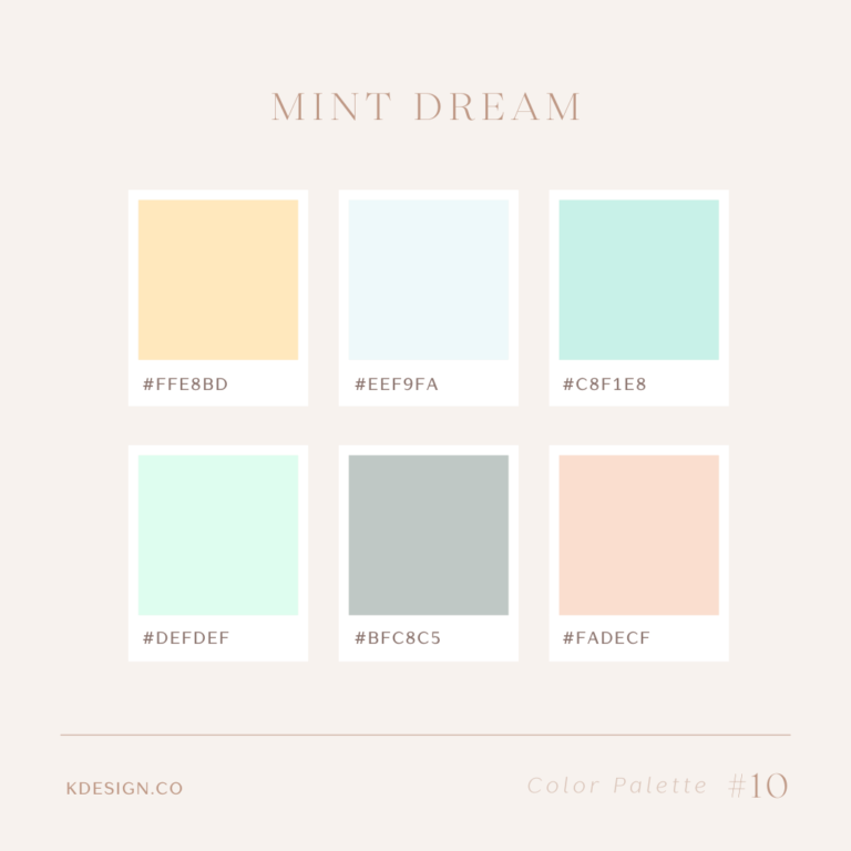 20 Gorgeous & Girly Color Palettes for Your Website - K Design Co.