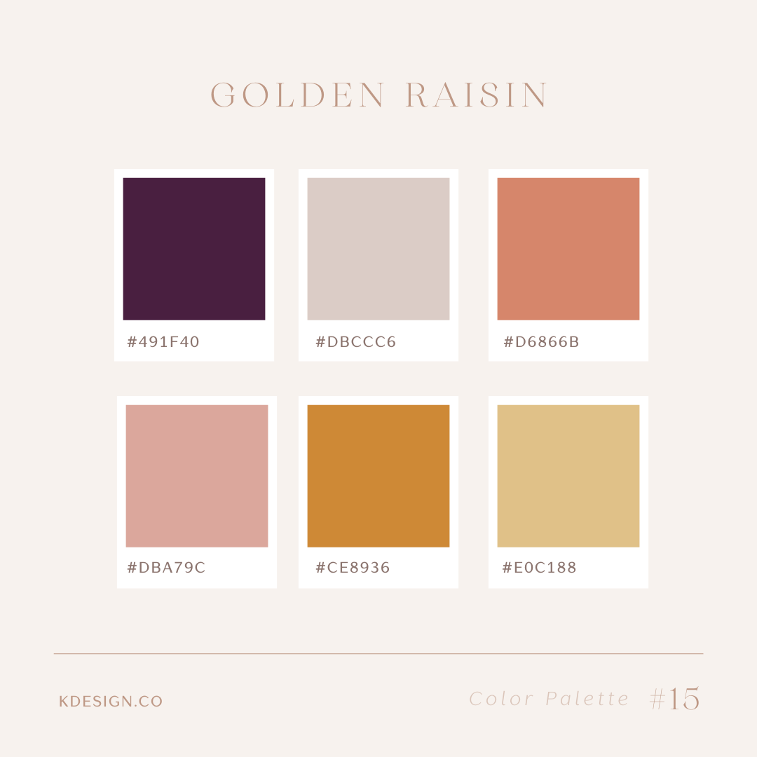 20 Gorgeous & Girly Color Palettes for Your Website - K Design Co.