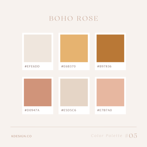 20 Gorgeous & Girly Color Palettes for Your Website - K Design Co.