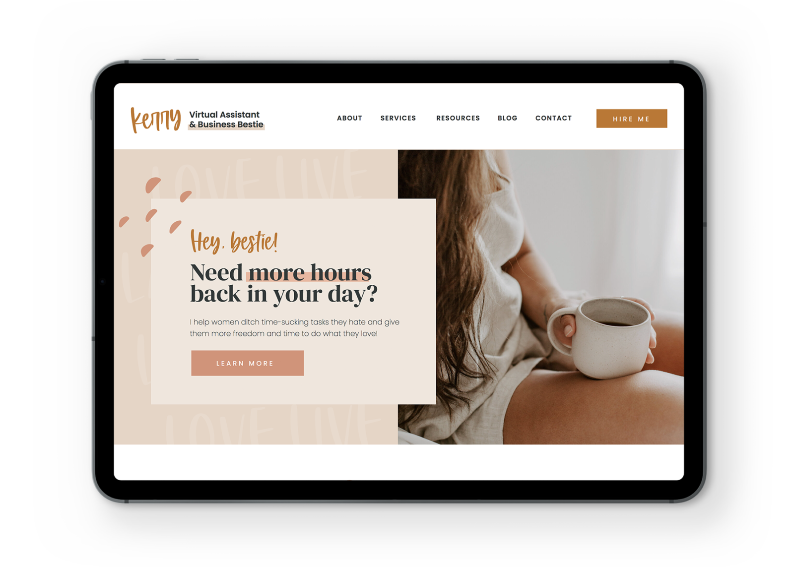 20 Website Templates That Will Give You All The Feels - K Design Co.