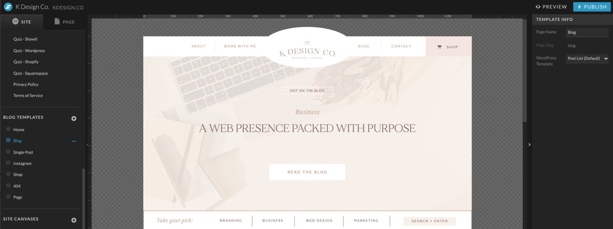 How Showit Works with Wordpress: Getting to Know Your Showit Blog