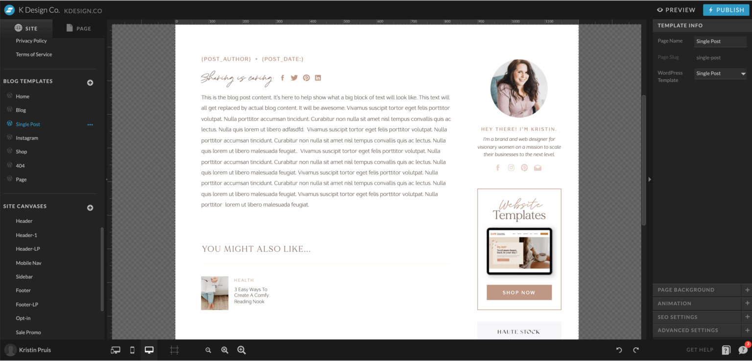 How Showit Works with Wordpress: Getting to Know Your Showit Blog
