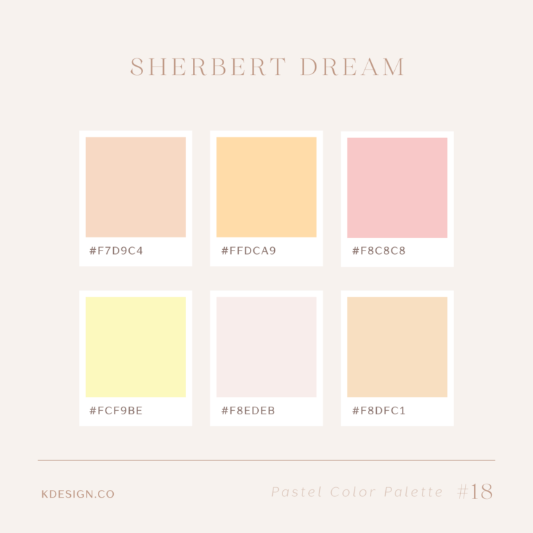21 Beautiful Pastel Color Palette Examples with Color Codes